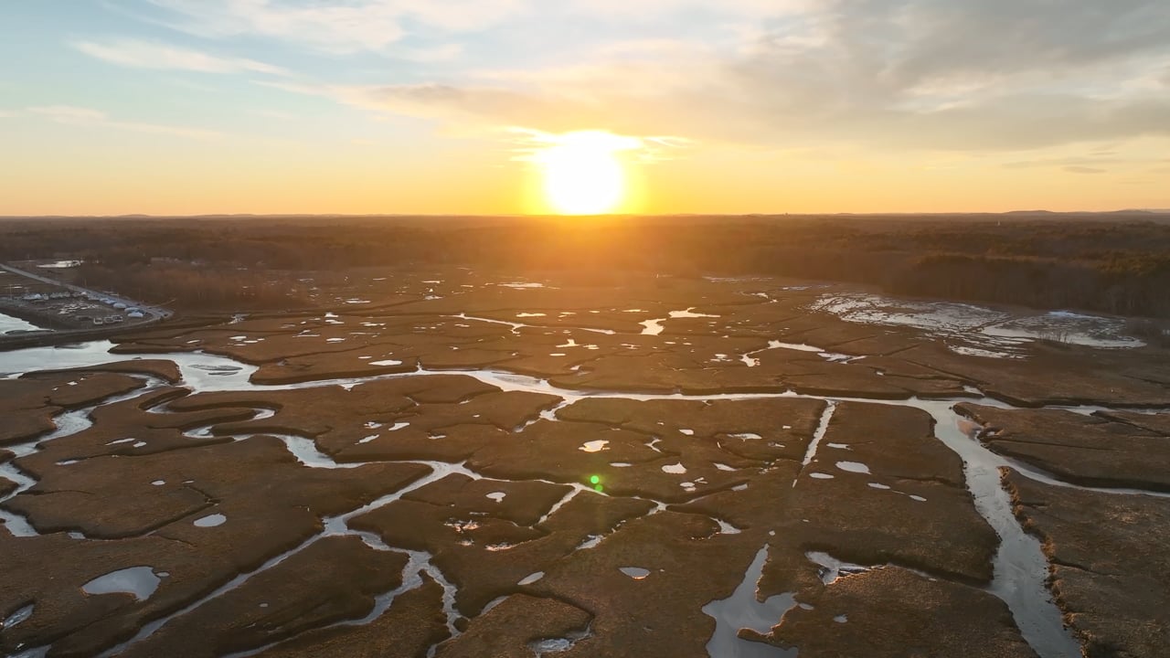 Sunset Sky Landscape Royalty Free Stock Video